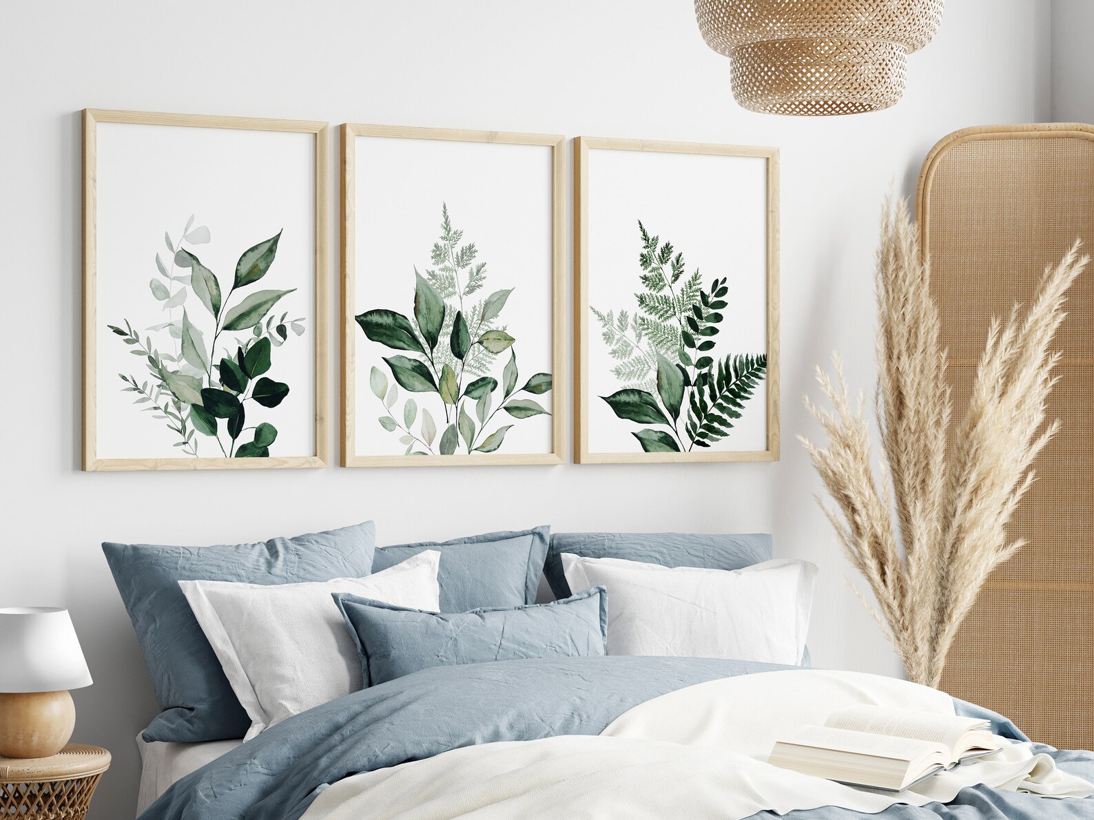 Botanical Wall Art Prints Botanical Wall Art Set of 3 - Etsy