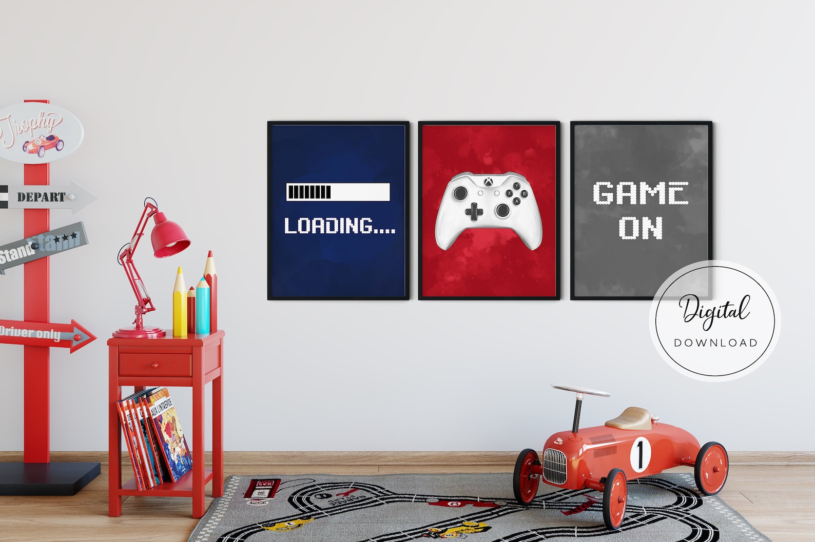 Gaming Decor Gaming Wall Art Set of 3 Gaming Prints Set | Etsy