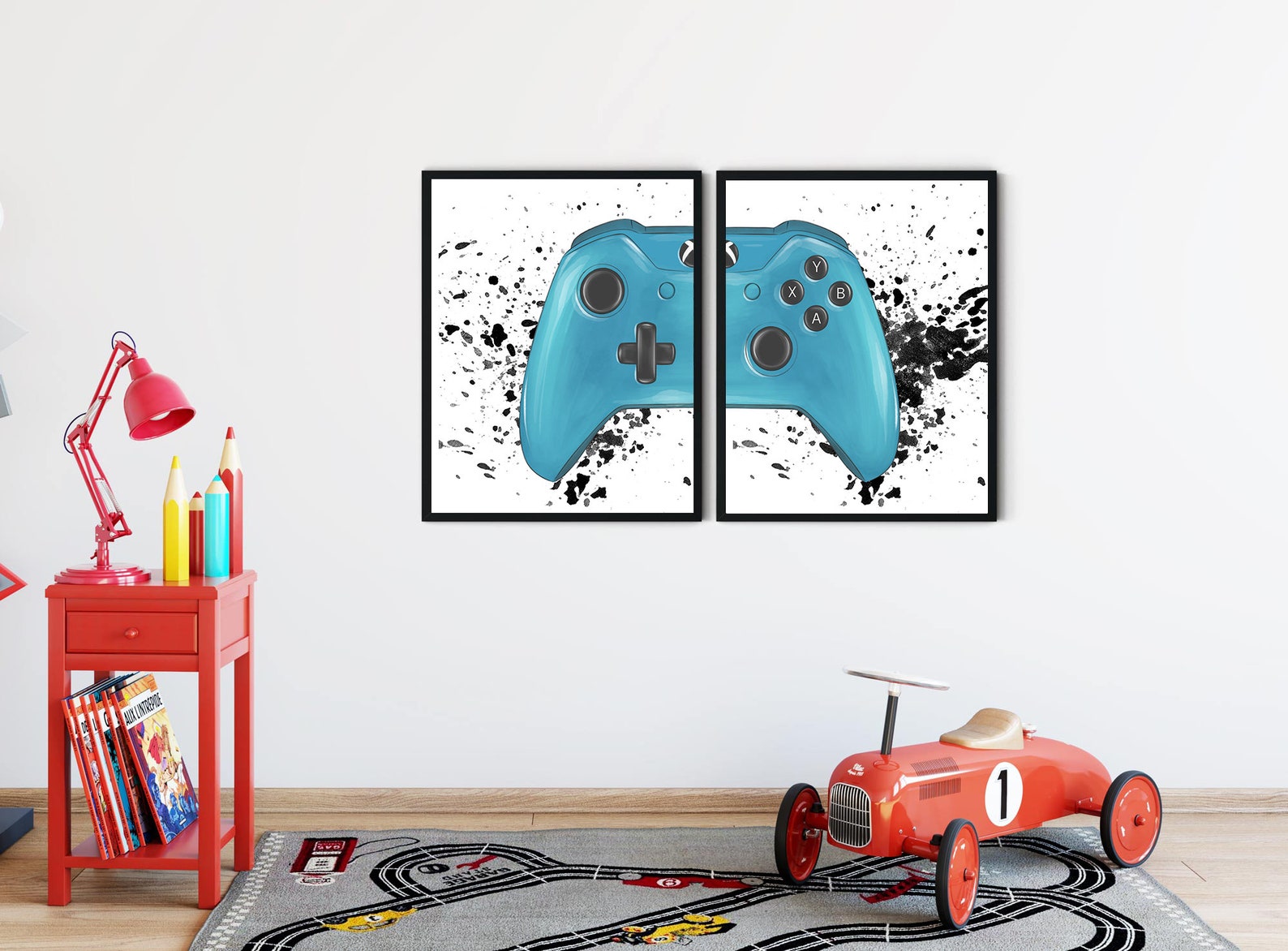 Gaming Wall Art Set of 2 Gaming Room Decor Video Game Prints - Etsy