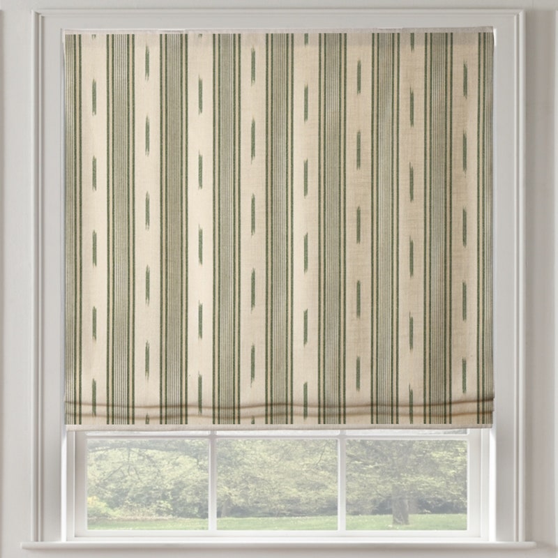 Striped Roman Shade - Etsy