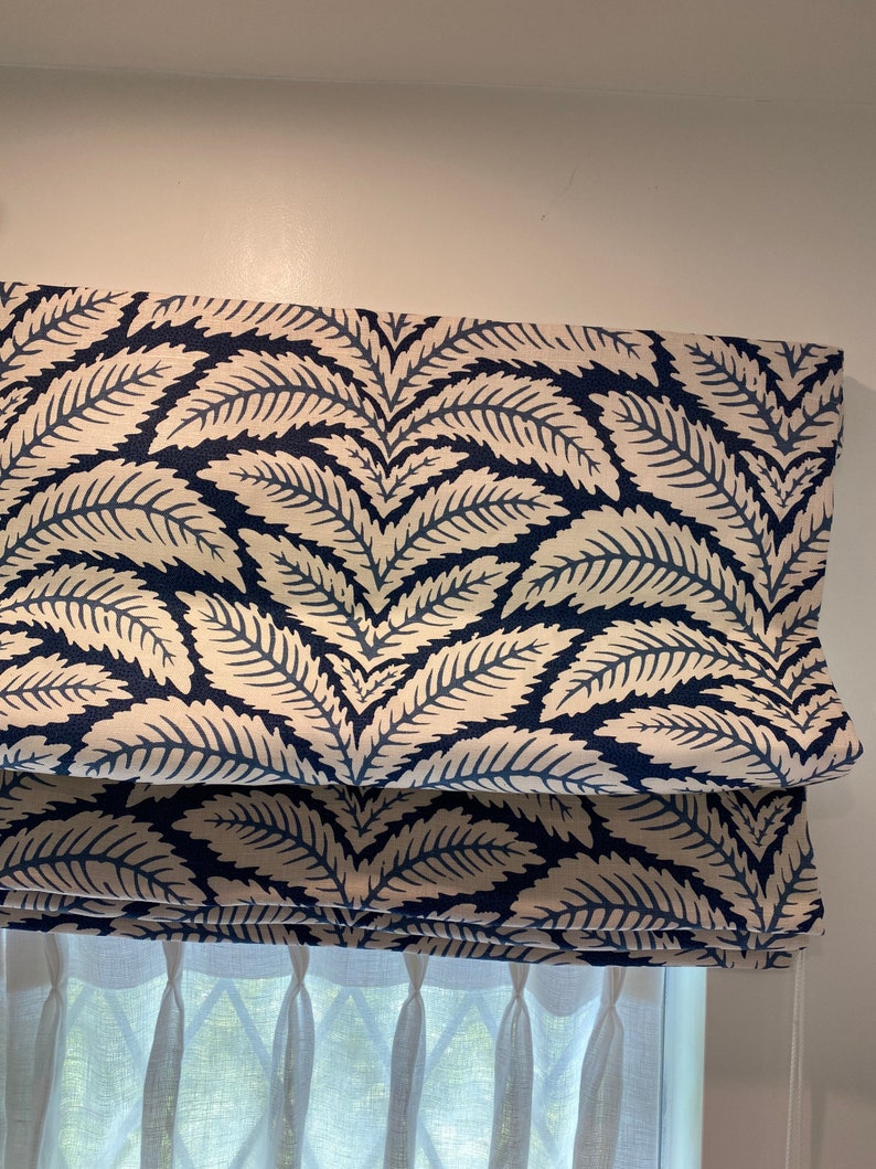 Brunschwig and Fils Talavera Roman Shade - Etsy