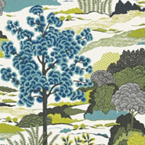 Thibaut Daintree WALLPAPER in Aqua/ Other Colors Available - Etsy