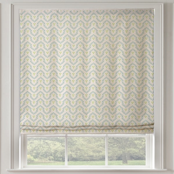 Spa Blue Roman Shade - Etsy