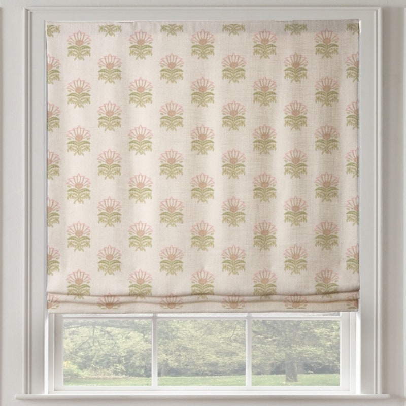 Pink Roman Shades - Etsy