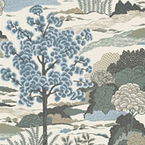 Thibaut Daintree WALLPAPER in Aqua/ Other Colors Available - Etsy