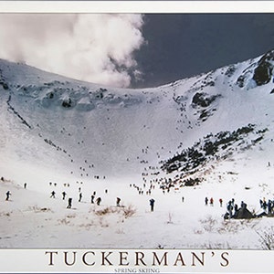 SPECIAL Tuckerman Ravine Spring Skiing Poster Free Shipping and Lanyard ...