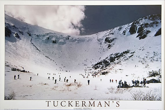 SPECIAL Tuckerman Ravine Spring Skiing Poster Free Shipping | Etsy
