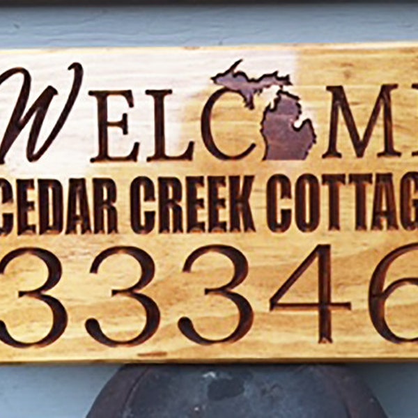 Cottage Wood Sign - Etsy