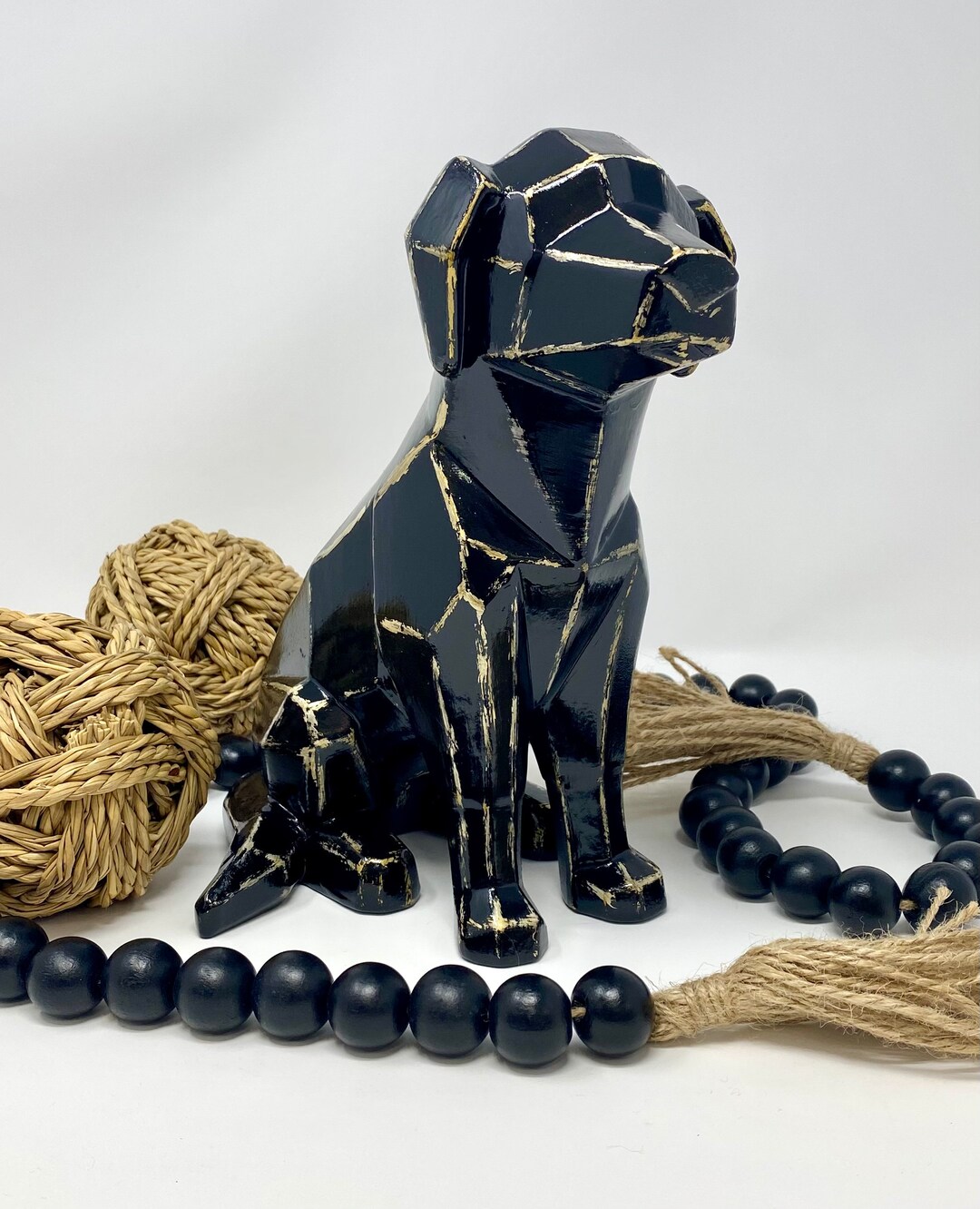 Beautiful Handpainted Large Ceramic Labrador Dog - Etsy