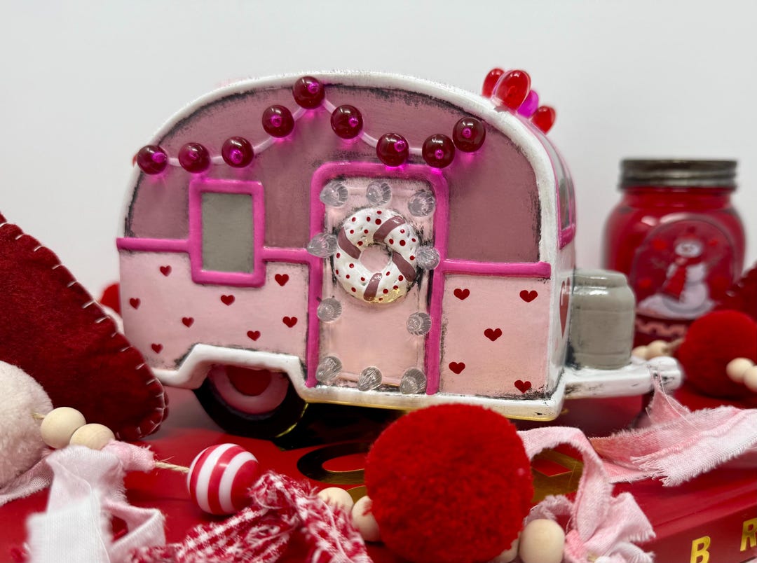 Cute and Spooky Lighted Halloween Camper - Etsy