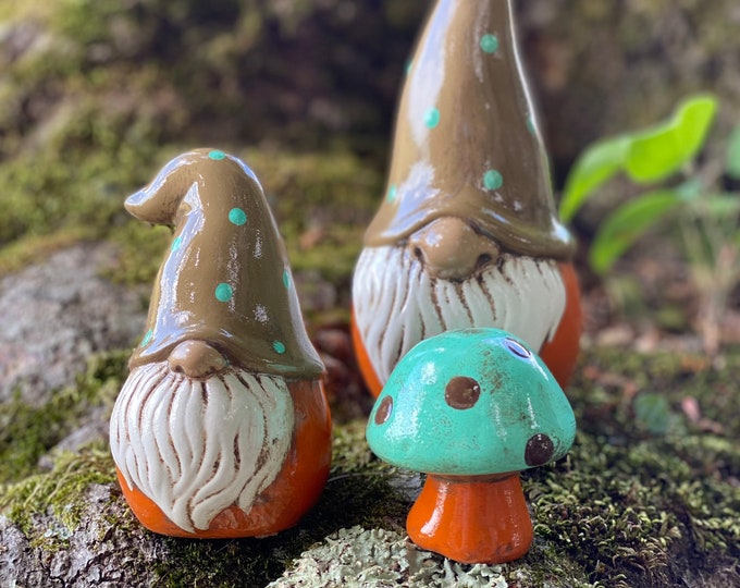 Set of Three Hand-painted Woodland Themed Ceramics - Etsy