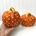 Pretty Polka Dot Pumpkins - Etsy