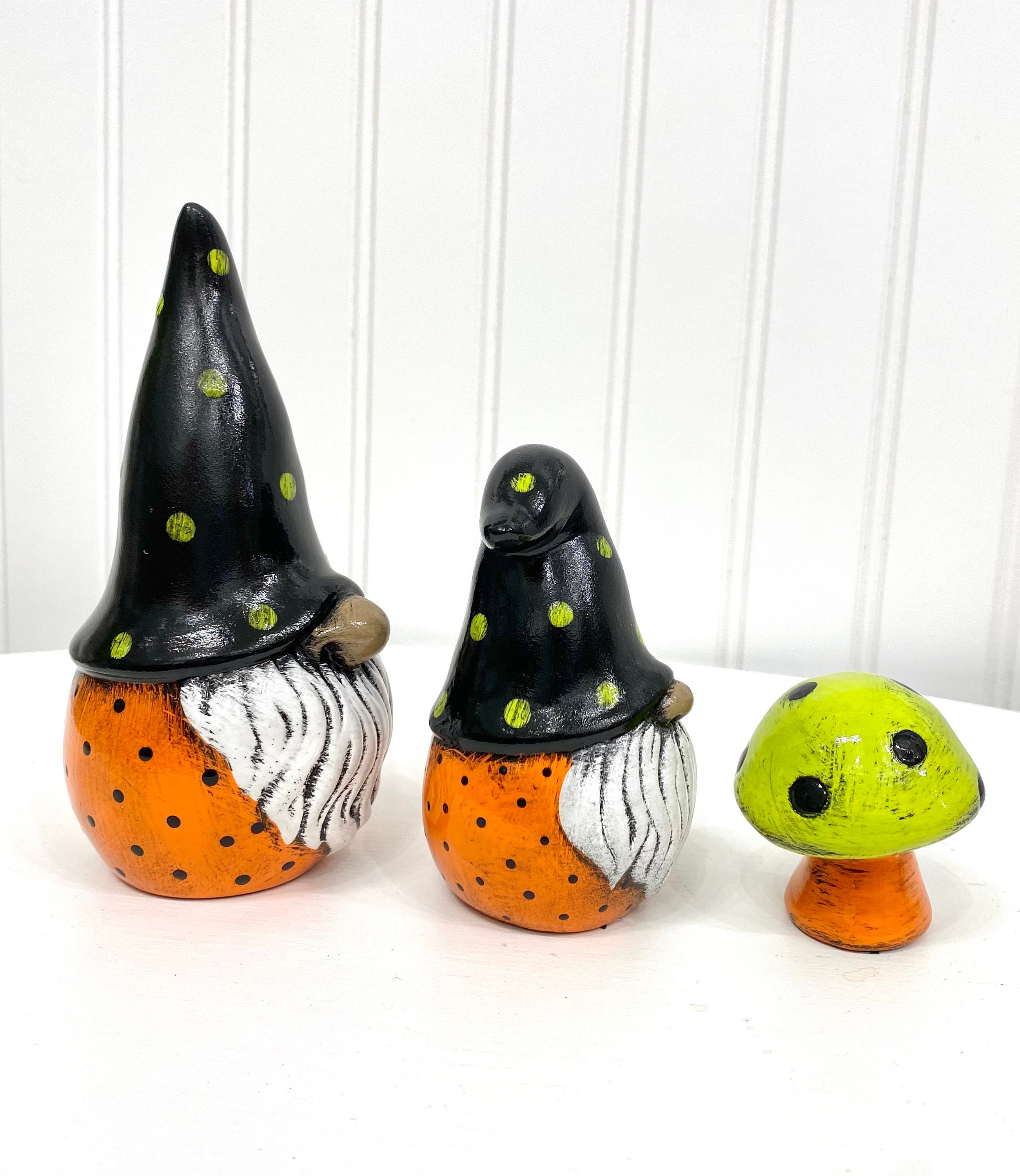Set of Three Hand-painted Halloween Ceramics - Etsy