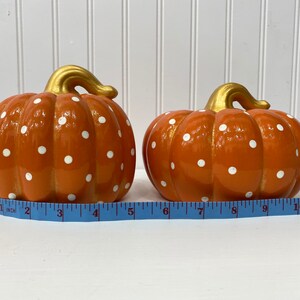 Pretty Polka Dot Pumpkins - Etsy