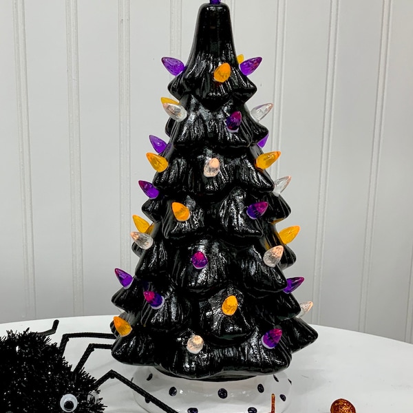 Ceramic Halloween Tree - Etsy