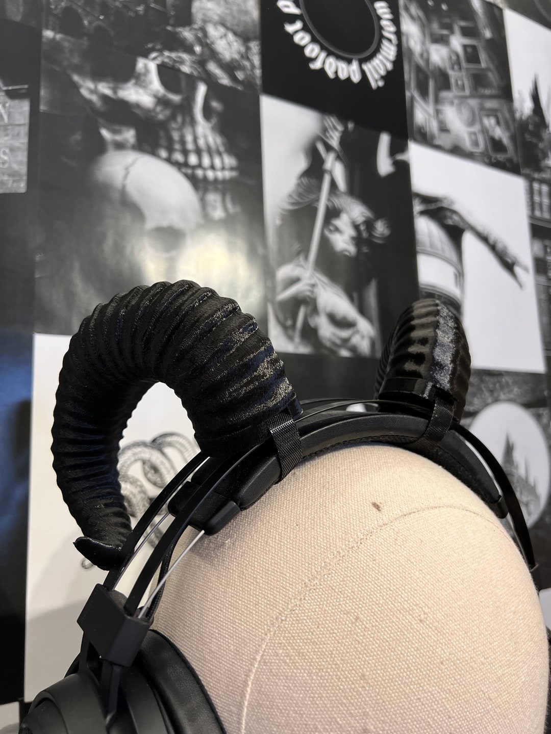 Ram Horn Headset Accessory - Etsy UK