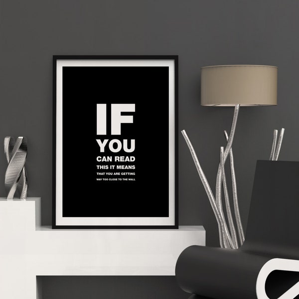 If You Can Read This - Etsy
