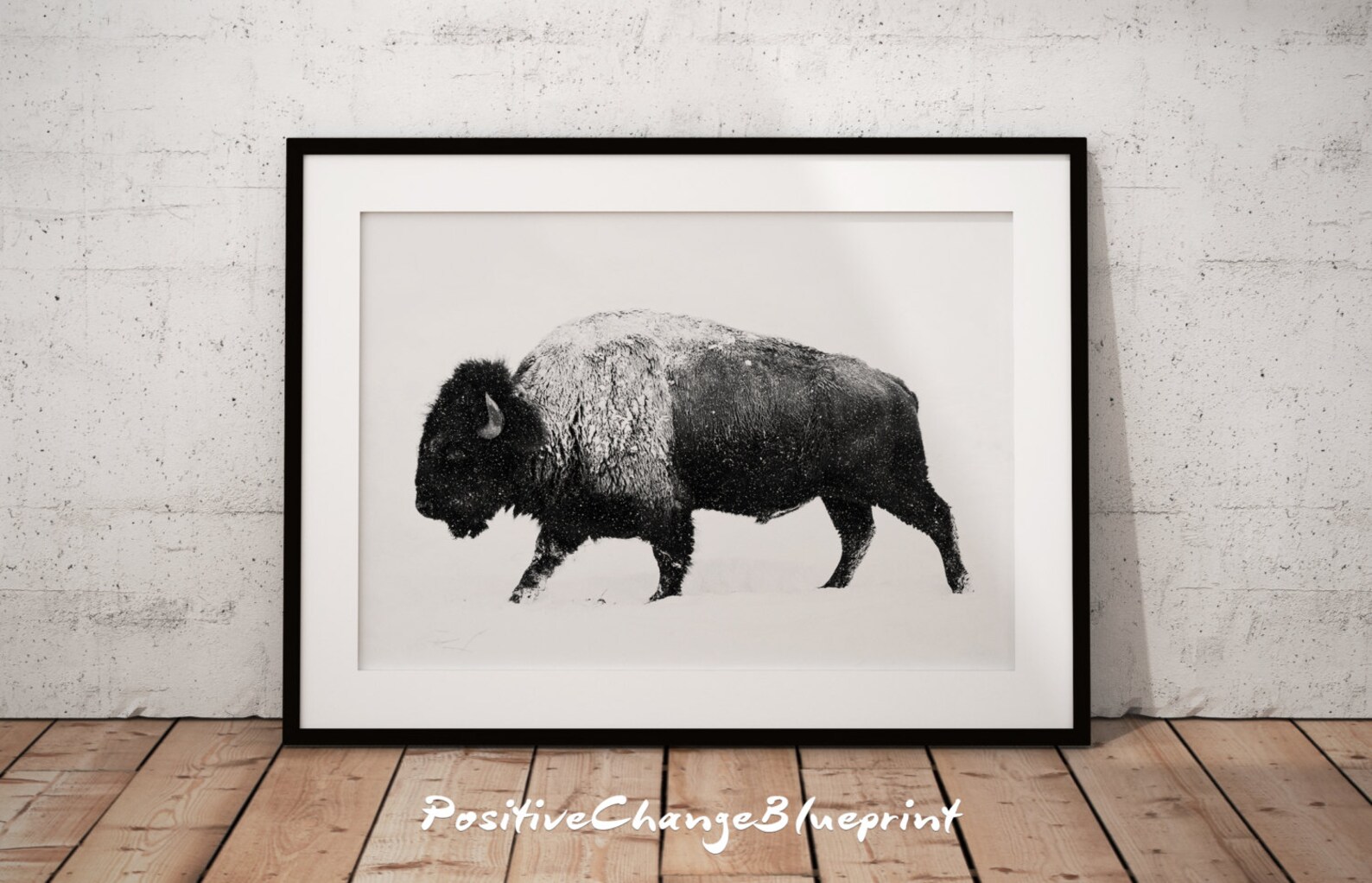 Bison Print Buffalo Printable Bison Photography Buffalo | Etsy