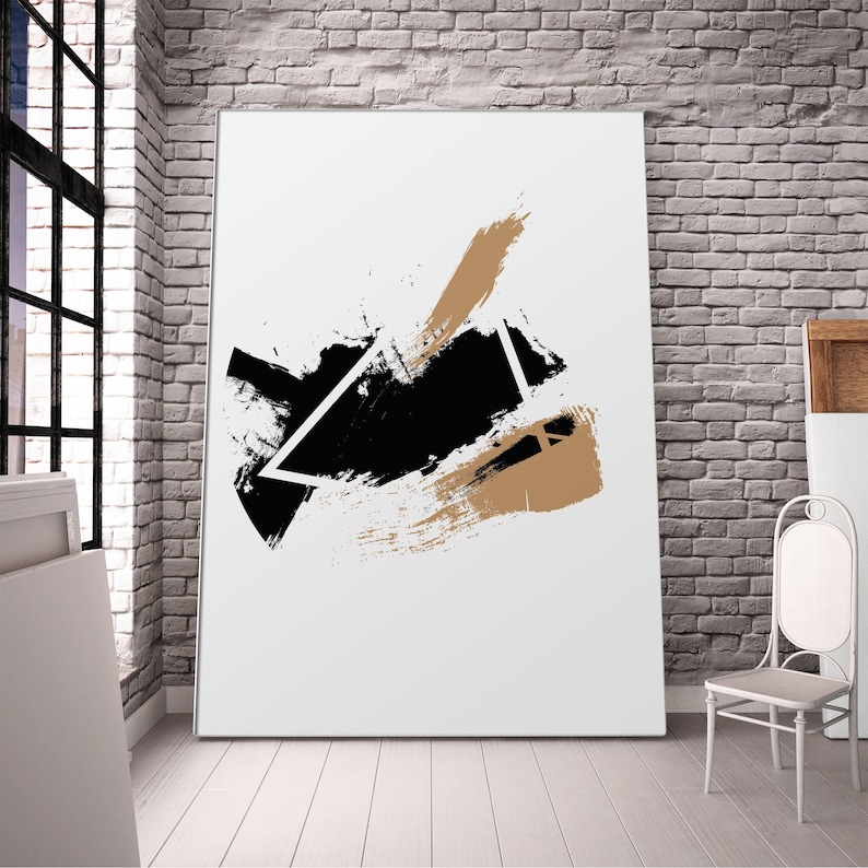 Minimalist Geometric Art Print Large Minimalist Printable - Etsy