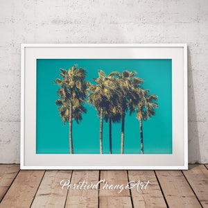 Palm Tree Print, Palm Print Art, Printable Palm, Palm Leaf, Palm Leaf ...