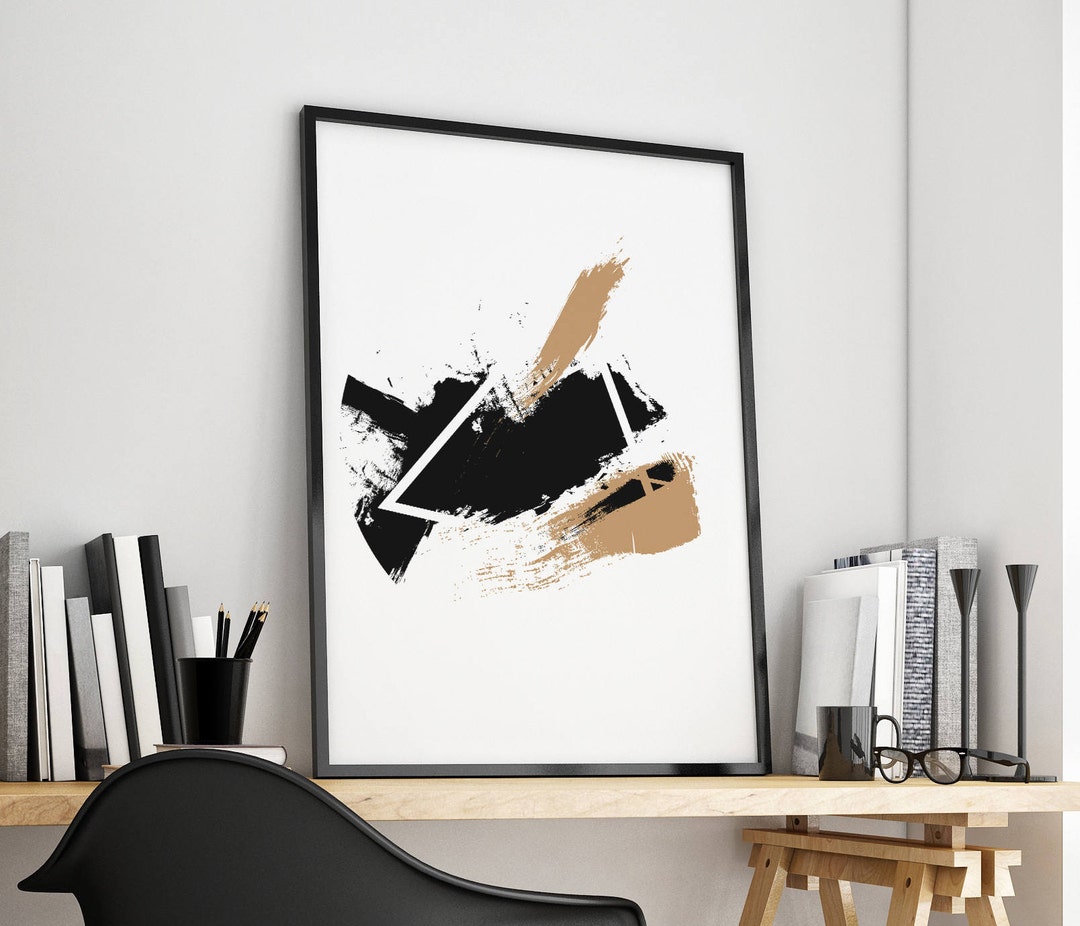 Minimalist Geometric Art Print, Large Minimalist Printable Art, Modern ...