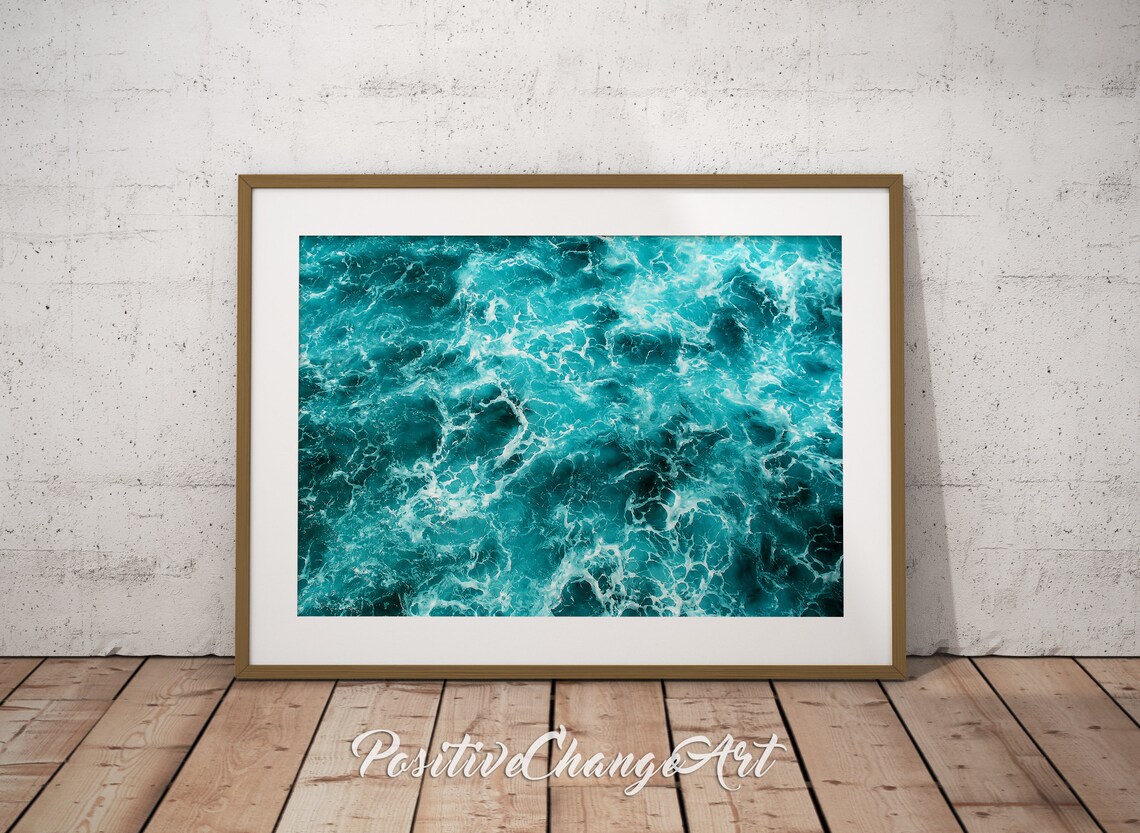Large Printable Ocean Water Art Coastal Print Art Printable - Etsy