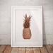 Rose Gold Pineapple Pineapple Print Rose Gold Print Rose - Etsy