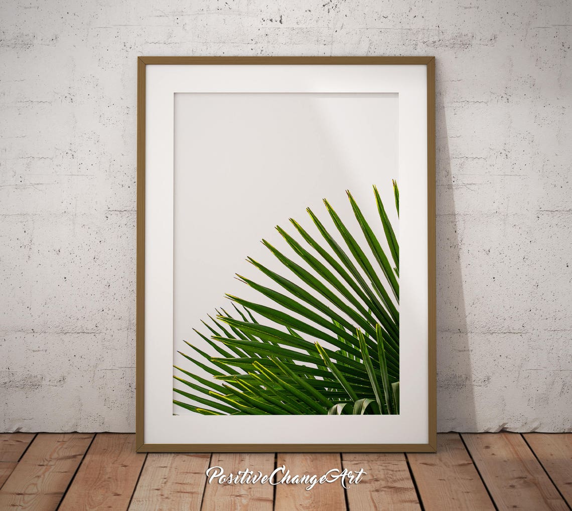 Palm Leaf Palm Leaf Print Tropical Leaf Print Palm Tree | Etsy