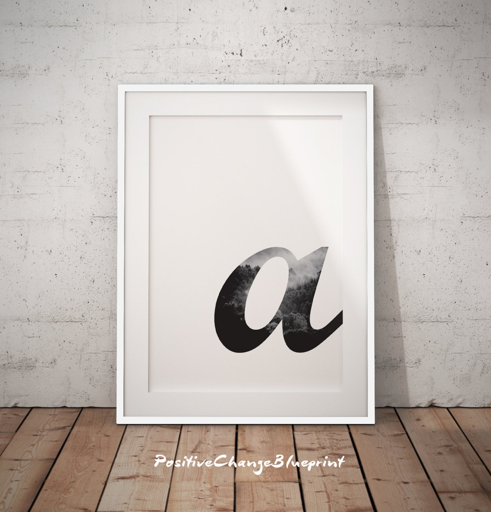 Letter A Letter A Print Letter A Poster Fashion Digital | Etsy