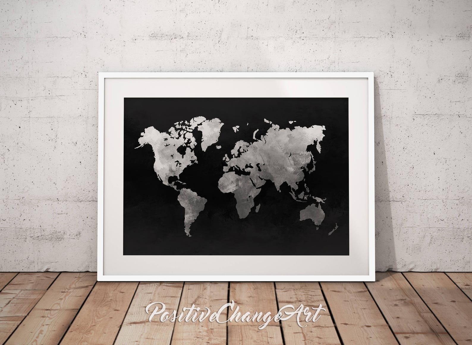 World Map Print, World Map Art, World Map Poster, Map of the World ...