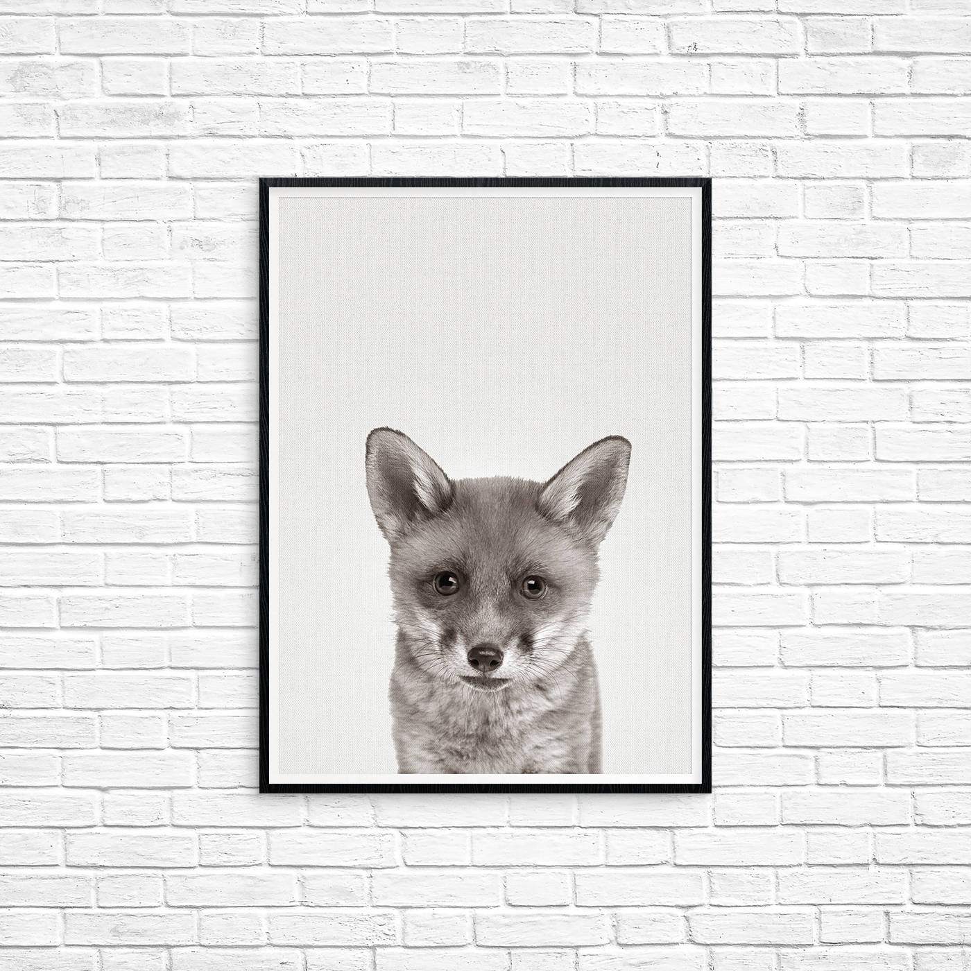 Woodland Fox Art Print Woodland Fox Printable Nursery Fox | Etsy