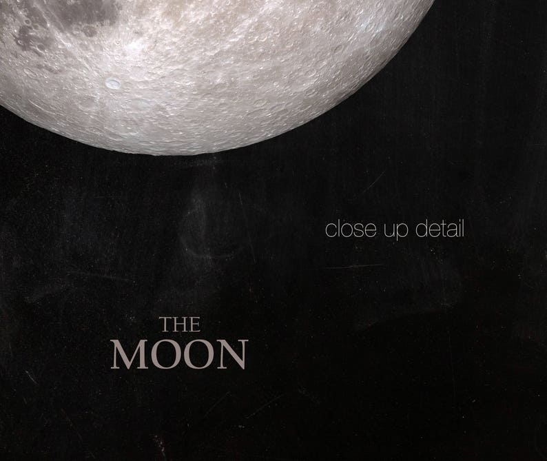 Full Moon Print Moon Phase Print Full Moon Wall Art Moon - Etsy