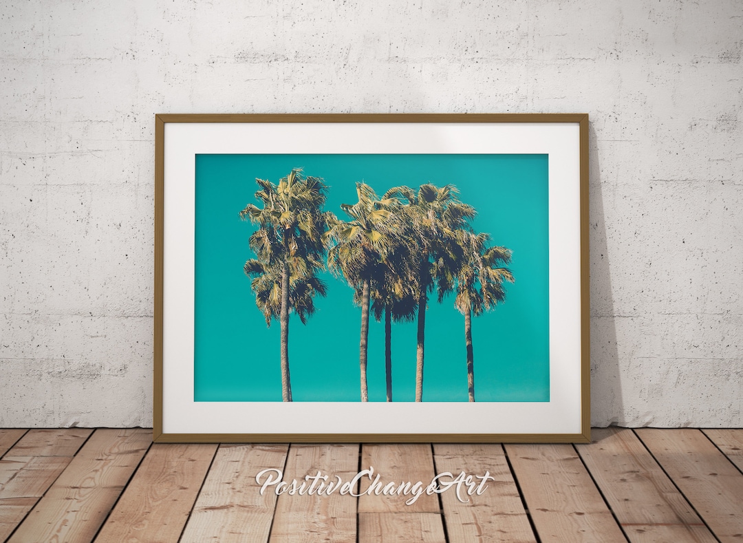 Palm Tree Print, Palm Print Art, Printable Palm, Palm Leaf, Palm Leaf ...