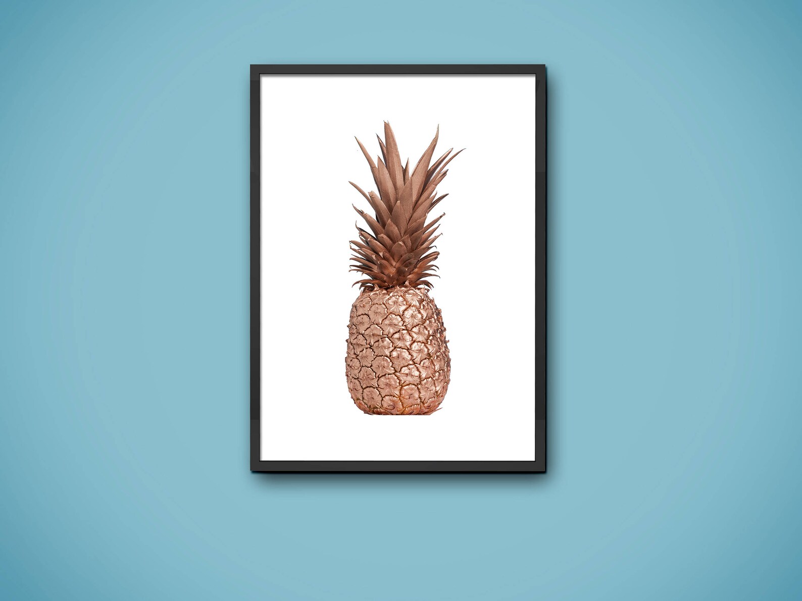 Rose Gold Pineapple, Pineapple Print, Rose Gold Print, Rose Gold Decor ...