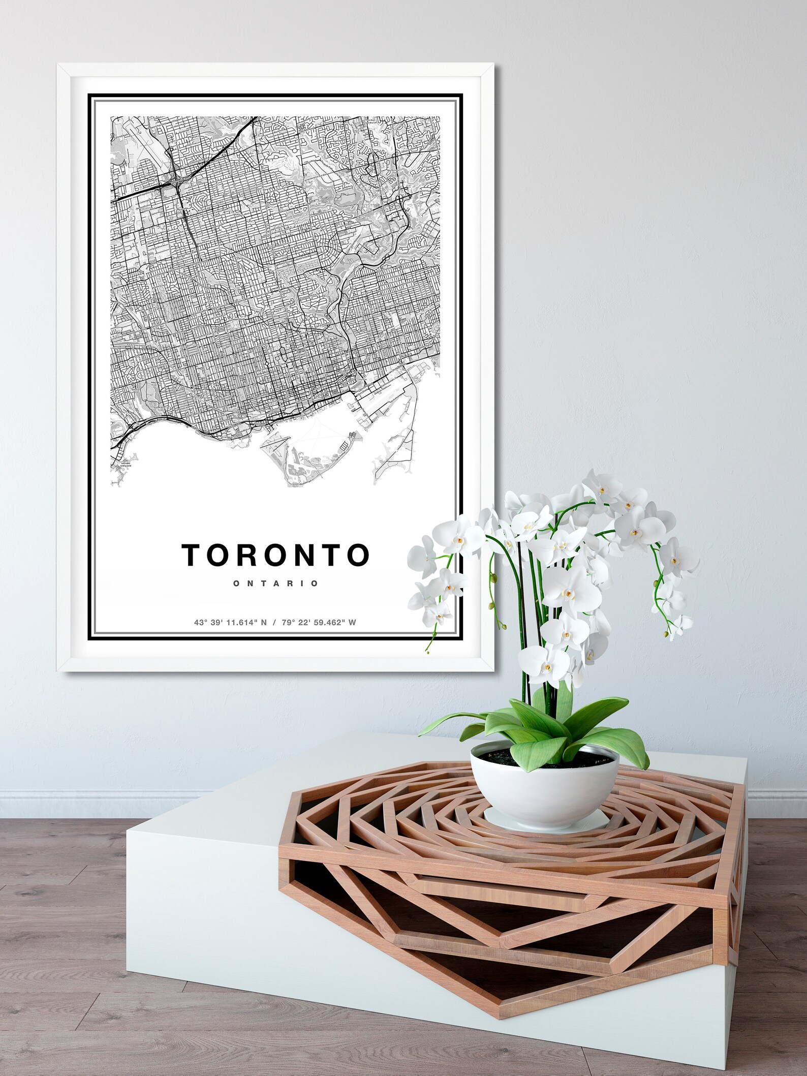Toronto Map Toronto City Map Toronto Print Toronto Poster | Etsy