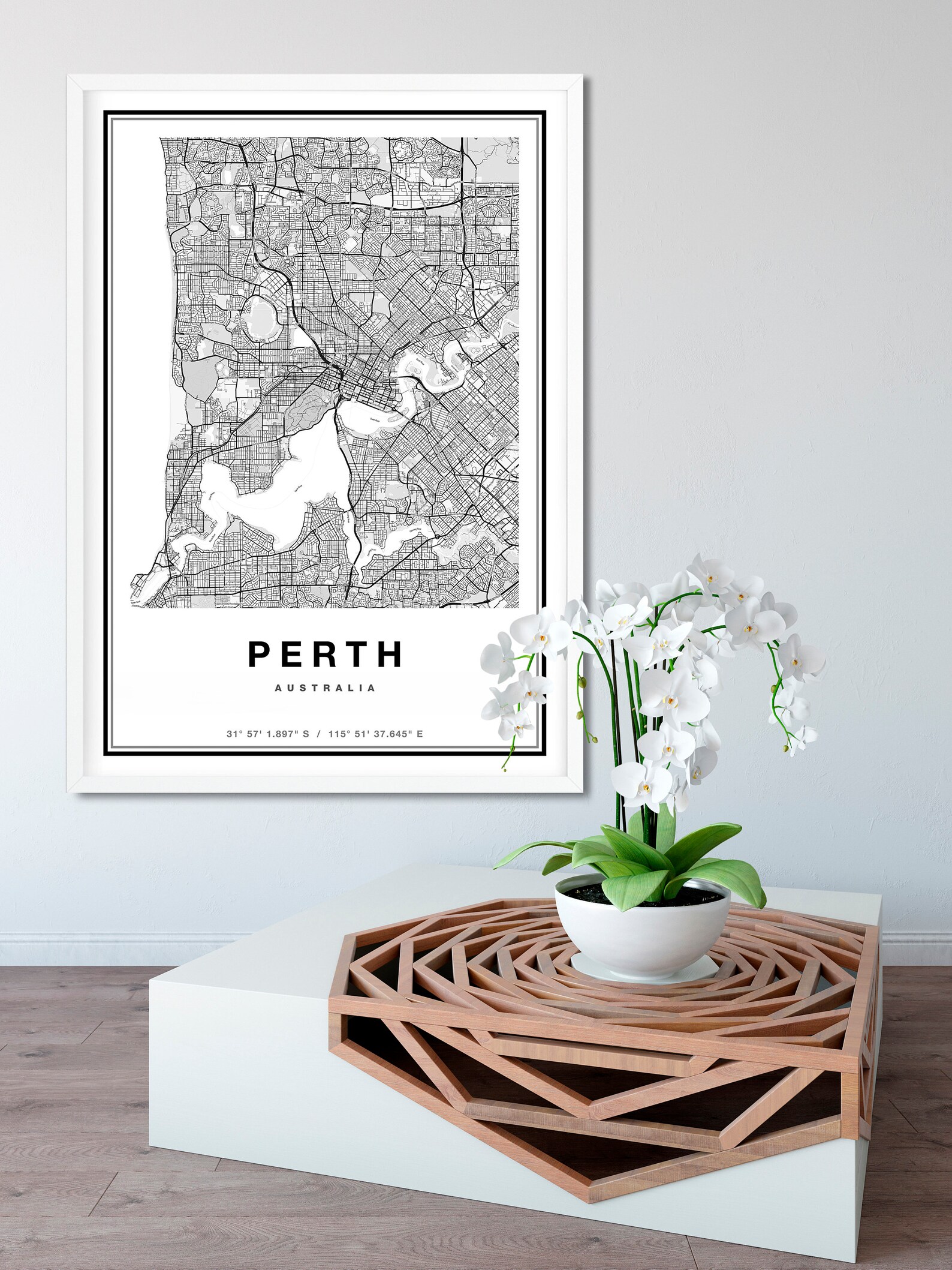 Perth Map Print Map of Perth City Map Perth Print Gift - Etsy