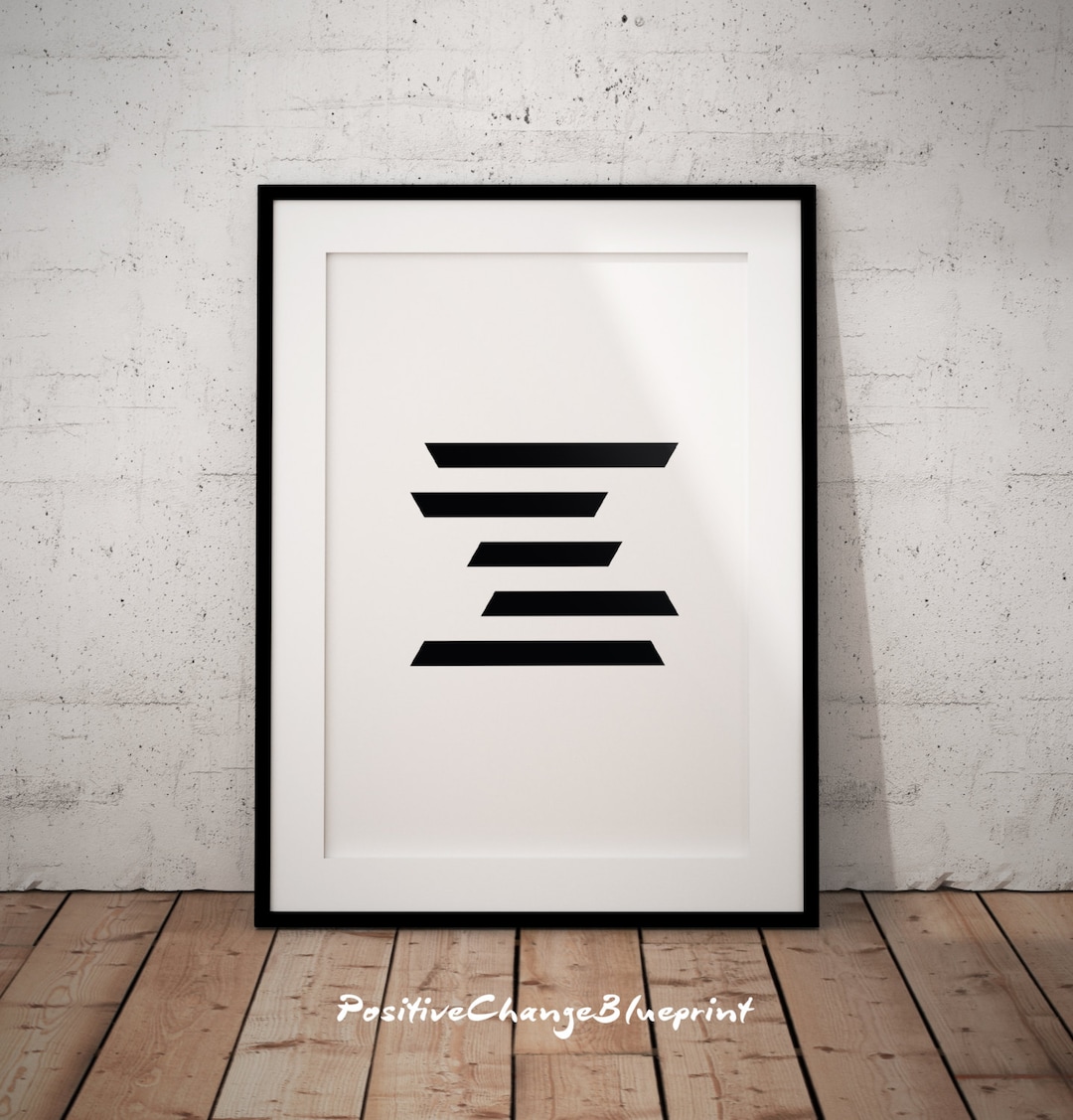 Extreme Minimalism, Minimalist Geometric Art Print, Large Minimalist ...
