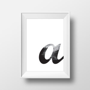 Letter A, Letter A Print, Letter A Poster, Fashion Digital Art, Letter ...