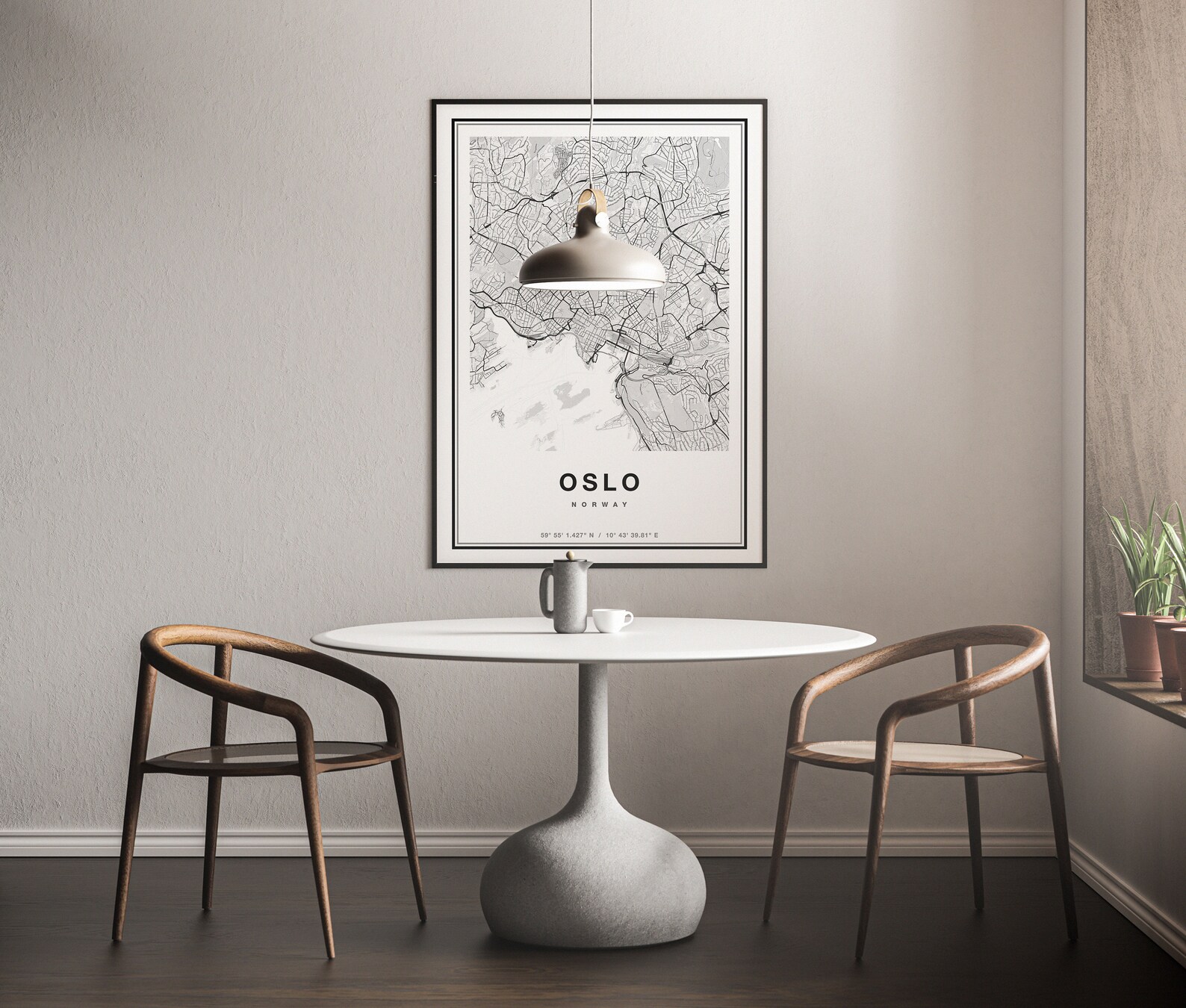 Oslo Map Oslo City Map Oslo Print Oslo Poster Map of Oslo - Etsy