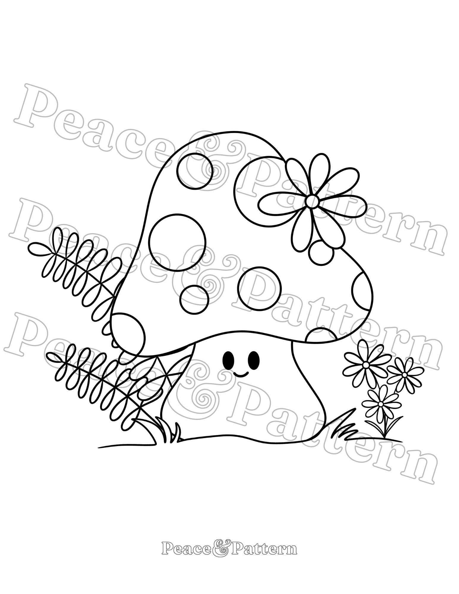 Printable Coloring Page Set of 5 Adult Coloring Pages, Coloring Pages ...