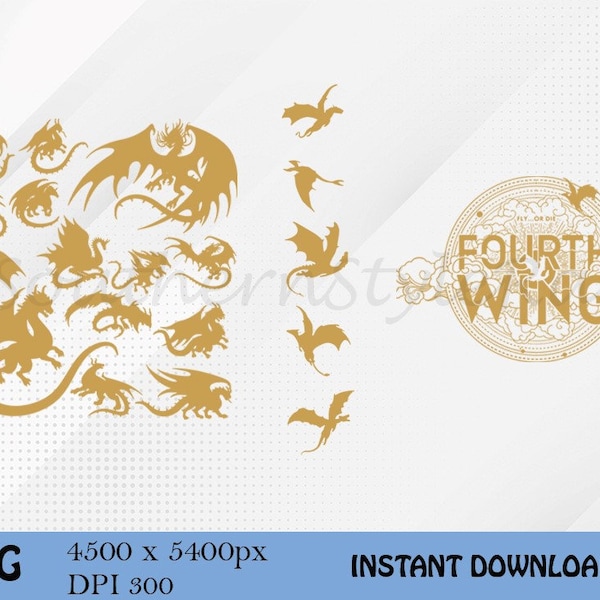 Fourth Wing Svg - Etsy