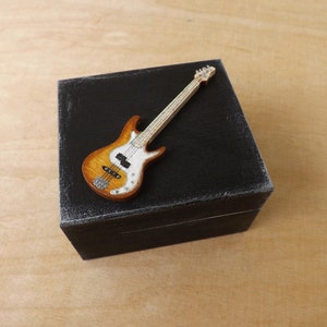 Wooden Tiny Box With Bass Guitar Customized Hand Painted - Etsy