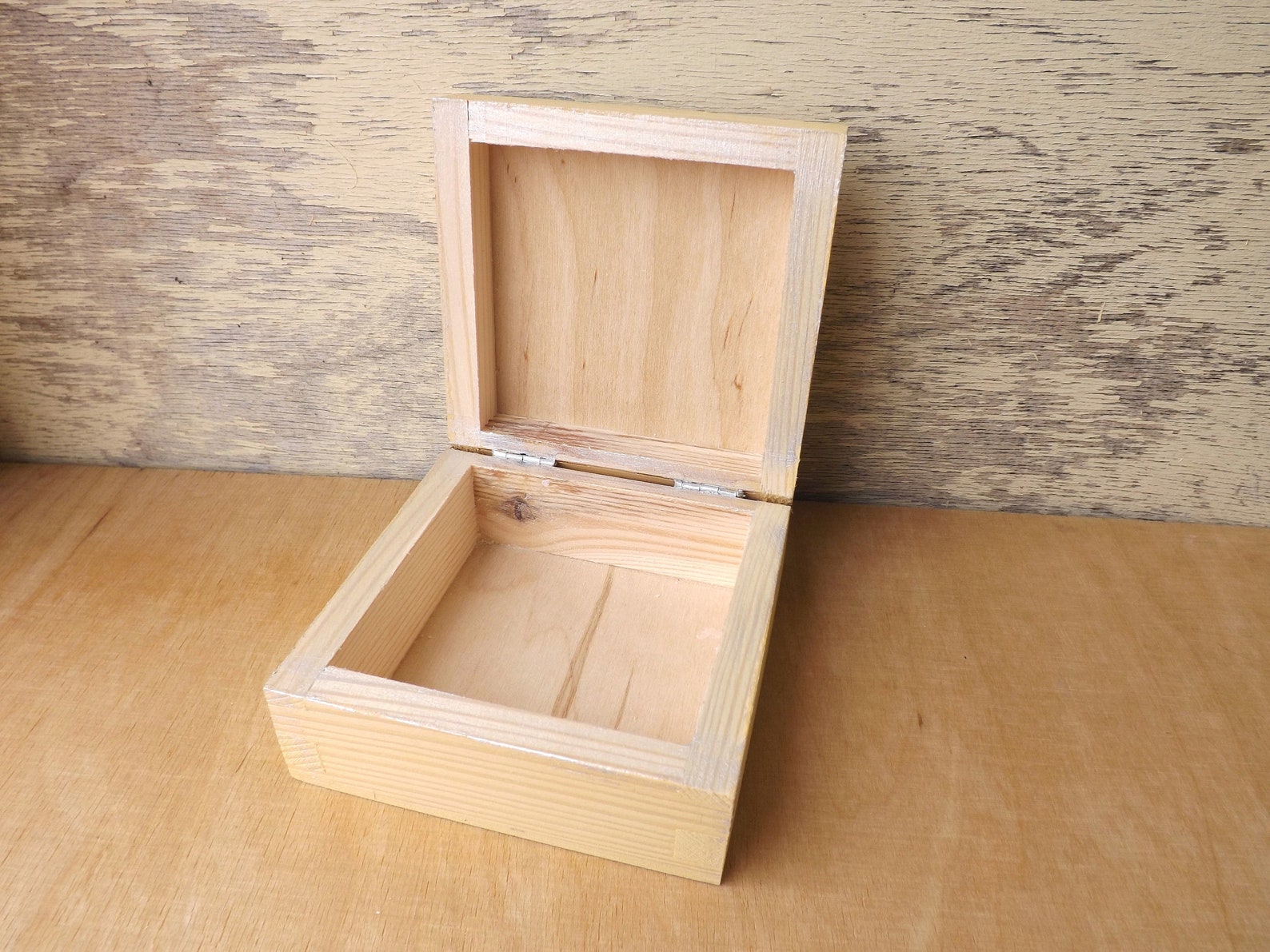 Wooden Small Box With Tulips Hand-painted Rustic Personalized - Etsy