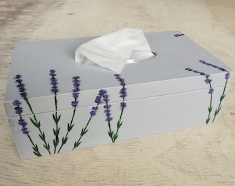 Lavender Tissue Box Holder - Etsy