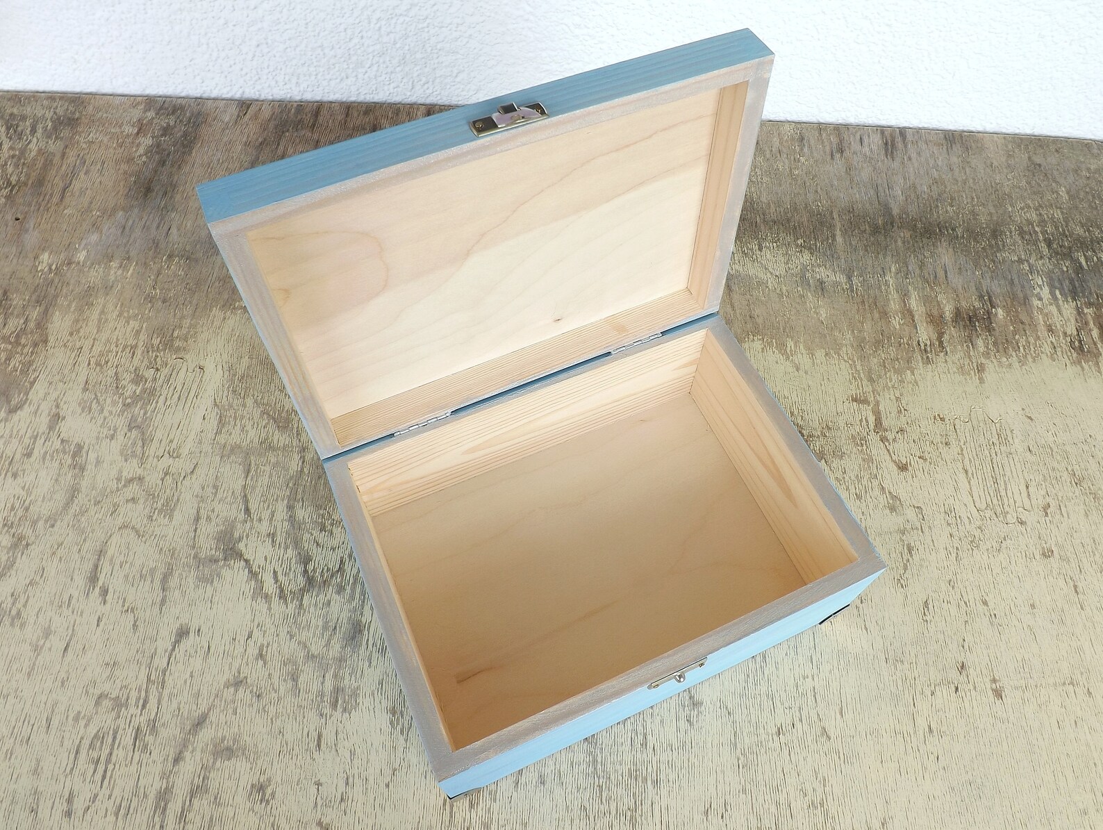 Large Wooden Box Hand-painted Personalized Wood Chest Custom - Etsy