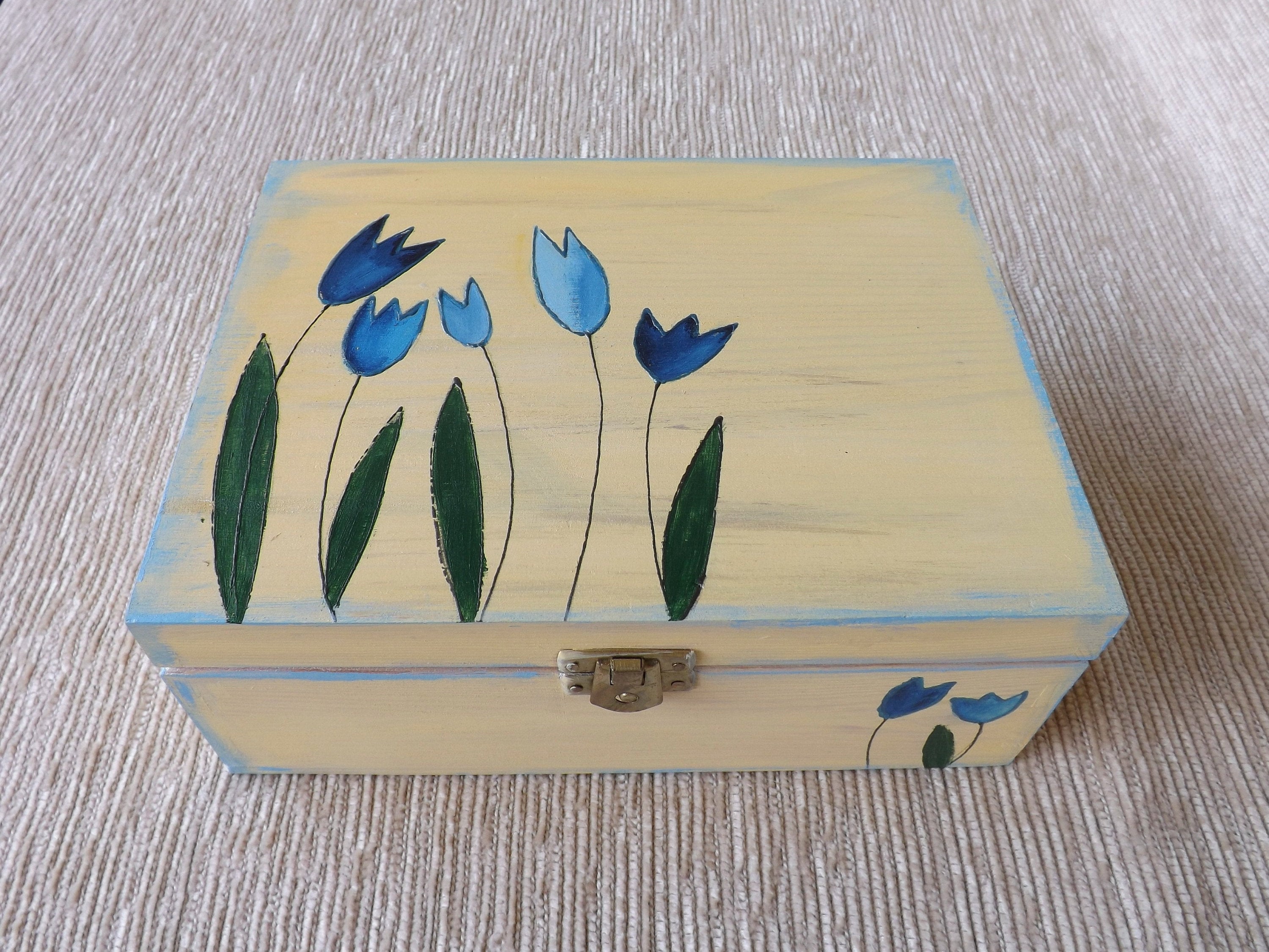 Hand Painted Tea Boxes