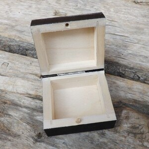 Wood Tiny Box With Guitar Electric, Customized Hand-painted Guitar Pick ...