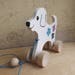 Wood Pull Push Toy Dog Hand Cut Hand Painted Personalized Toy - Etsy