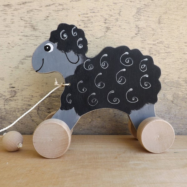 Sheep Pull Toy - Etsy