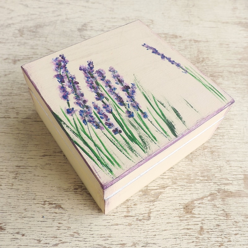 Hand Painted Box - Etsy